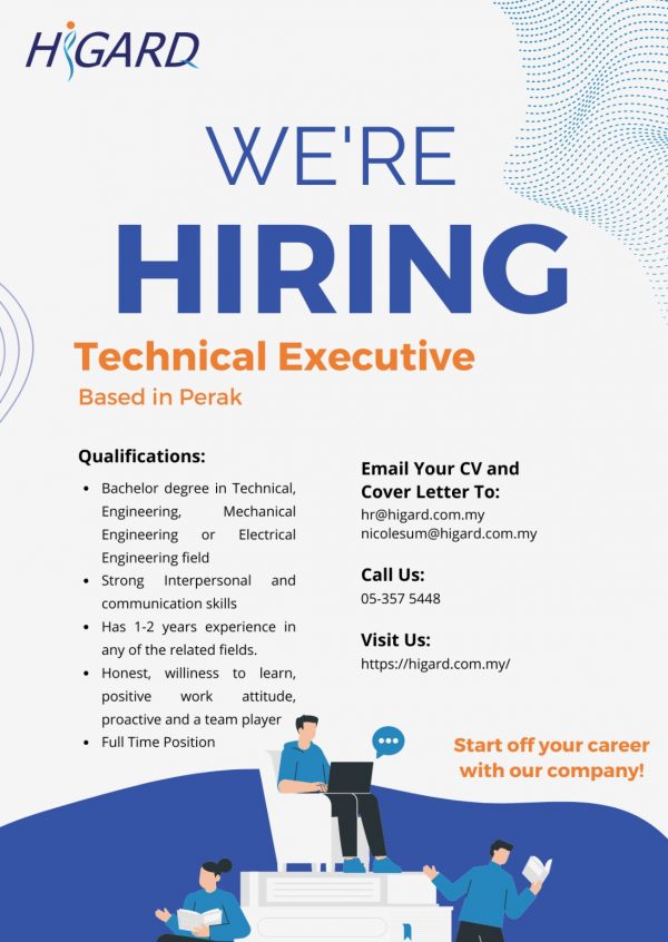 Career – HIGARD (M) SDN BHD